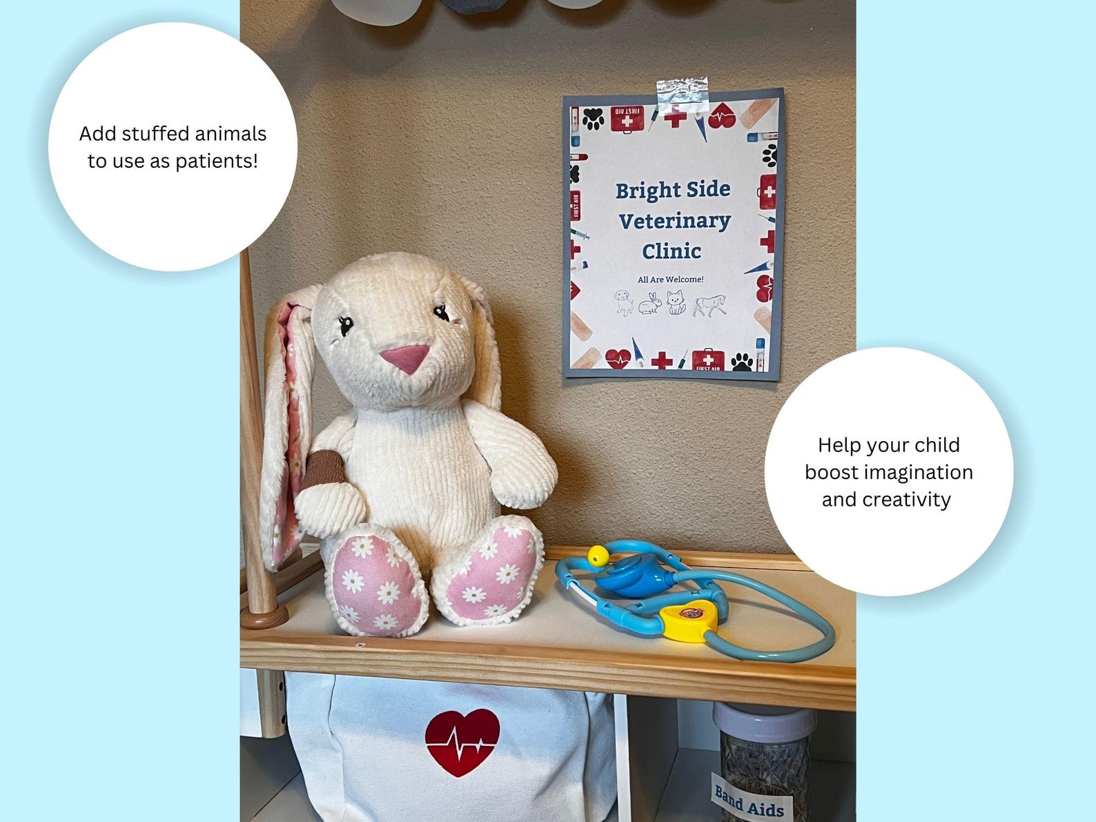 Pretend Play Printable Vet Clinic Dramatic Play Activity Dramatic Play ...