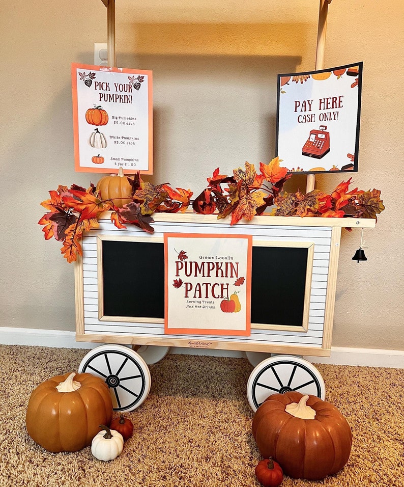 Pumpkin Patch Pretend Play Printable Society and Role Playing Activity ...