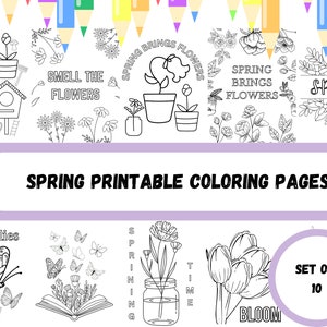 Flower Coloring Pages for Toddlers, Preschool, Kindergarten & Adults ...