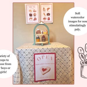 Dramatic Play Printable for Kids Pretend Play Center Printable Bakery ...