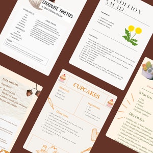 Mud Kitchen Recipe Cards Printable - Etsy