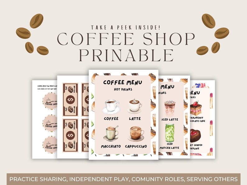Pretend Play Printable Bundle | Dramatic Play Activities | Screen Free ...