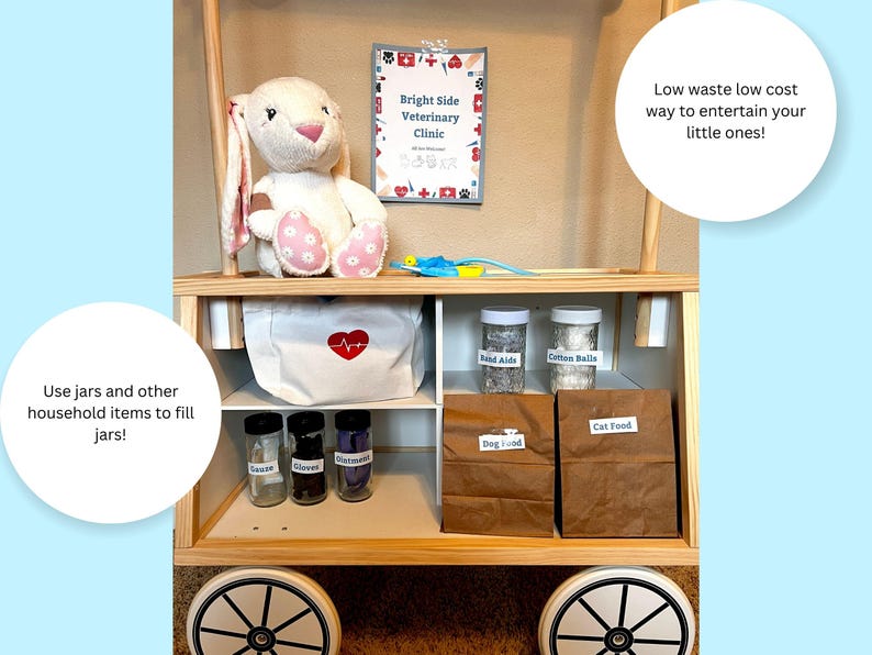 Pretend Play Printable Vet Clinic Dramatic Play Activity Dramatic Play ...