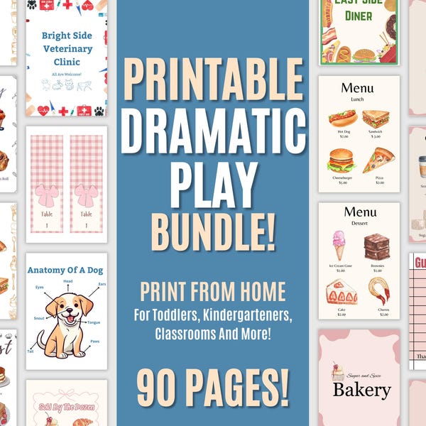 Pretend Play Kitchen - Etsy