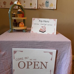 Dramatic Play Printable for Kids Pretend Play Center Printable Bakery ...