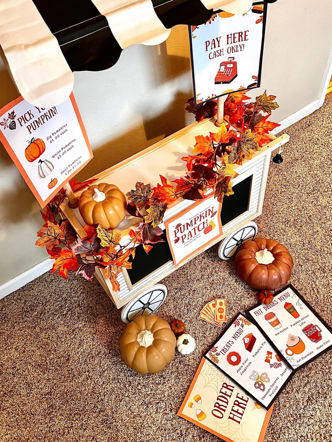 Pumpkin Patch Pretend Play Printable - Etsy