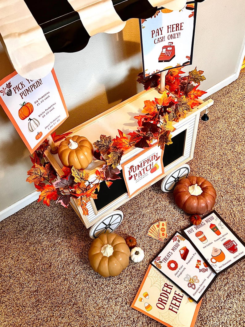 Pumpkin Patch Pretend Play Printable - Etsy