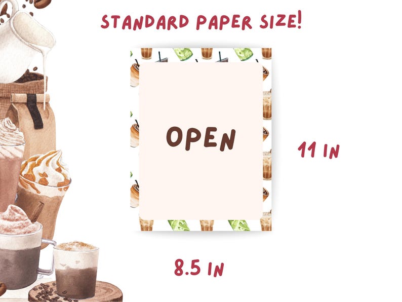 Coffee Shop Pretend Play Printable Play Coffee Stand for Kids Pretend ...