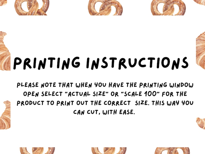 Dramatic Play Printable for Kids Pretend Play Center Printable Bakery ...