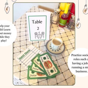 Dramatic Play Printable for Kids Pretend Play Center Printable Bakery ...