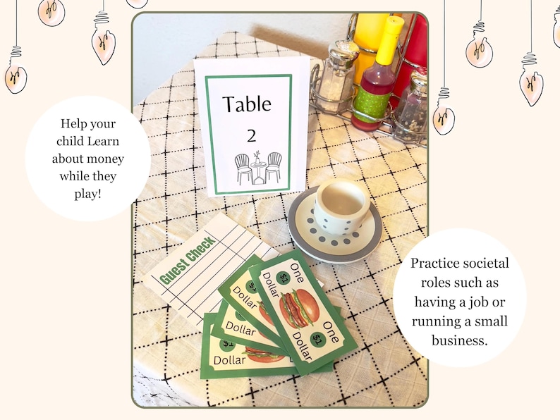 Dramatic Play Printable for Kids Pretend Play Center Printable Bakery ...