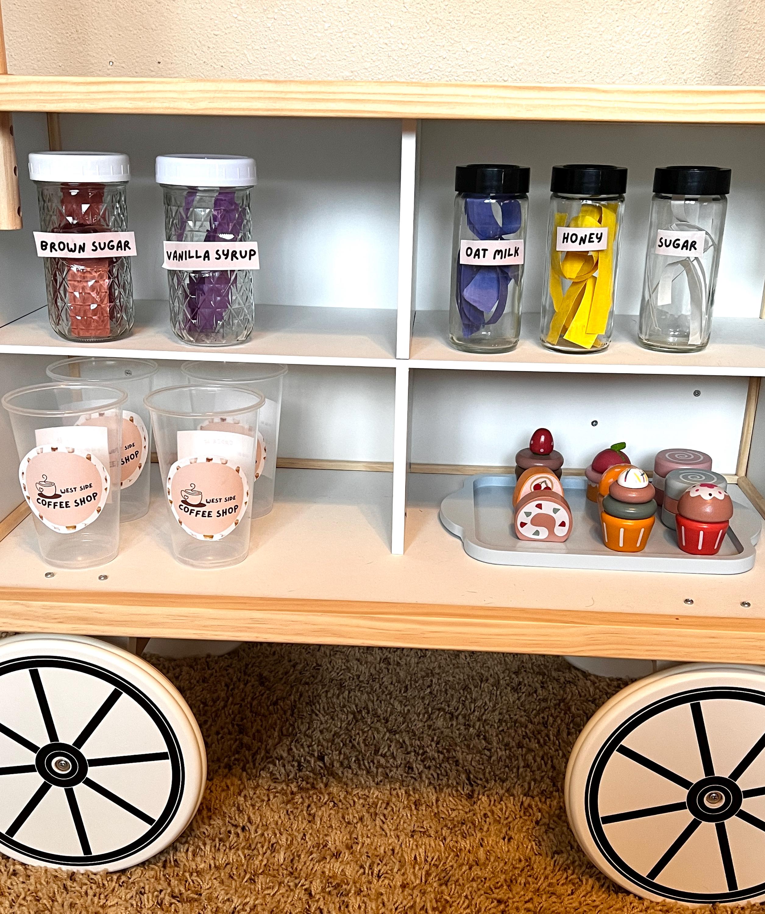 Coffee Shop Pretend Play Printable Play Coffee Stand for Kids Pretend ...