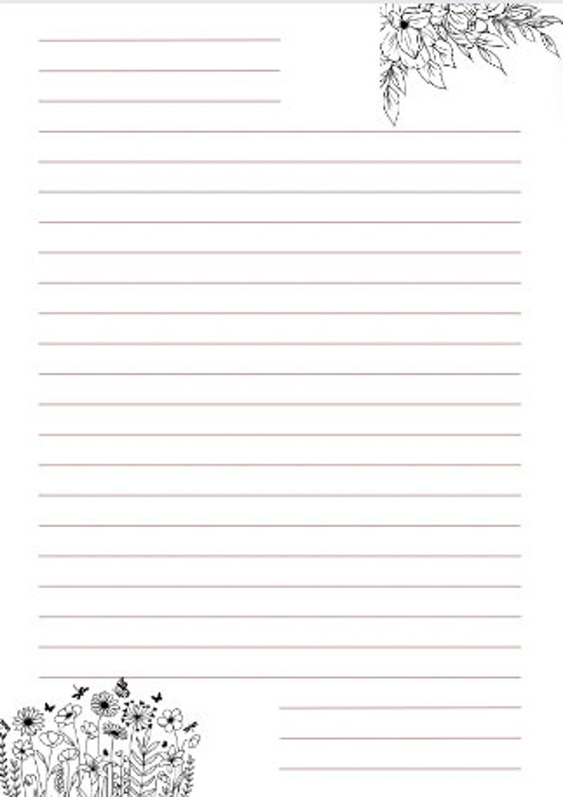 Stationary Paper/notebook Paper/to Do List - Etsy