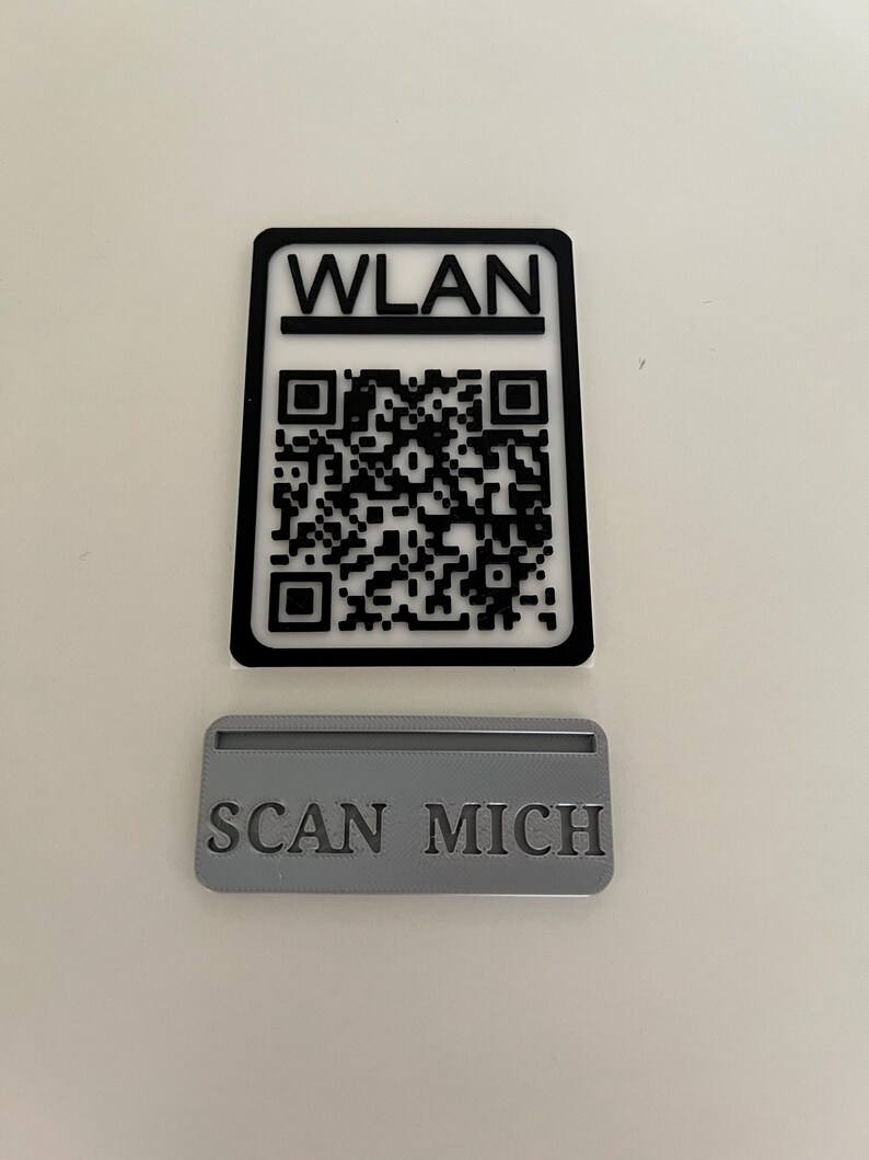 3d-qr-code Aufsteller Für Restaurants, Laden, Gäste, Bewertungen, WLAN ...