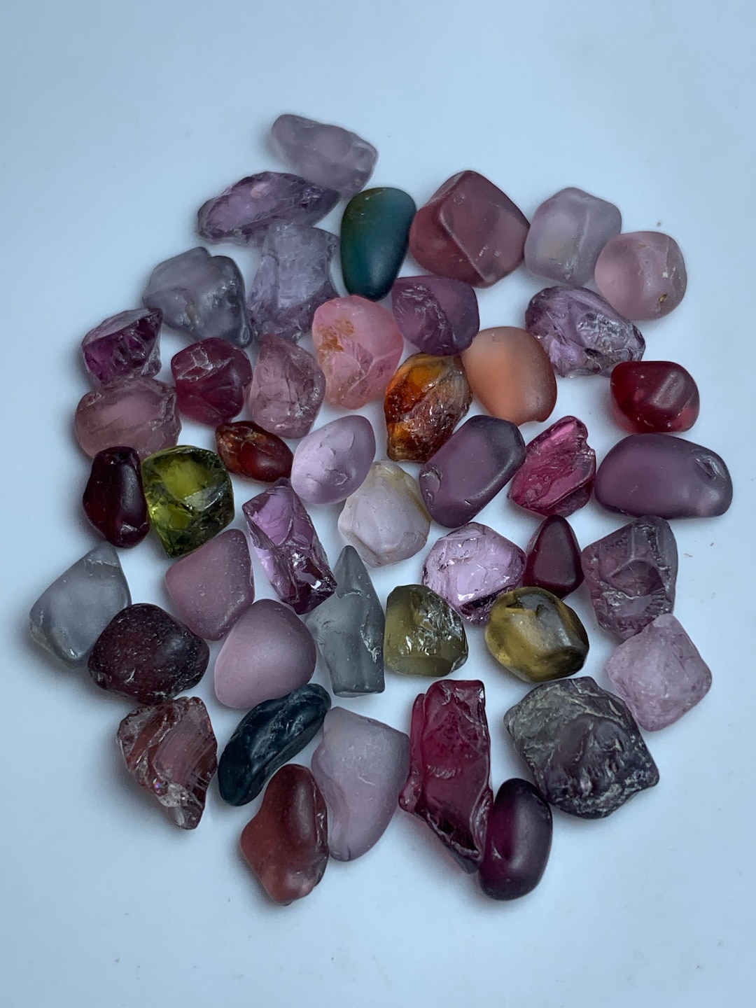 50.0 Ct's Facet Rough Spinel Lot | Facetrough Spinels for Gem Cutting ...