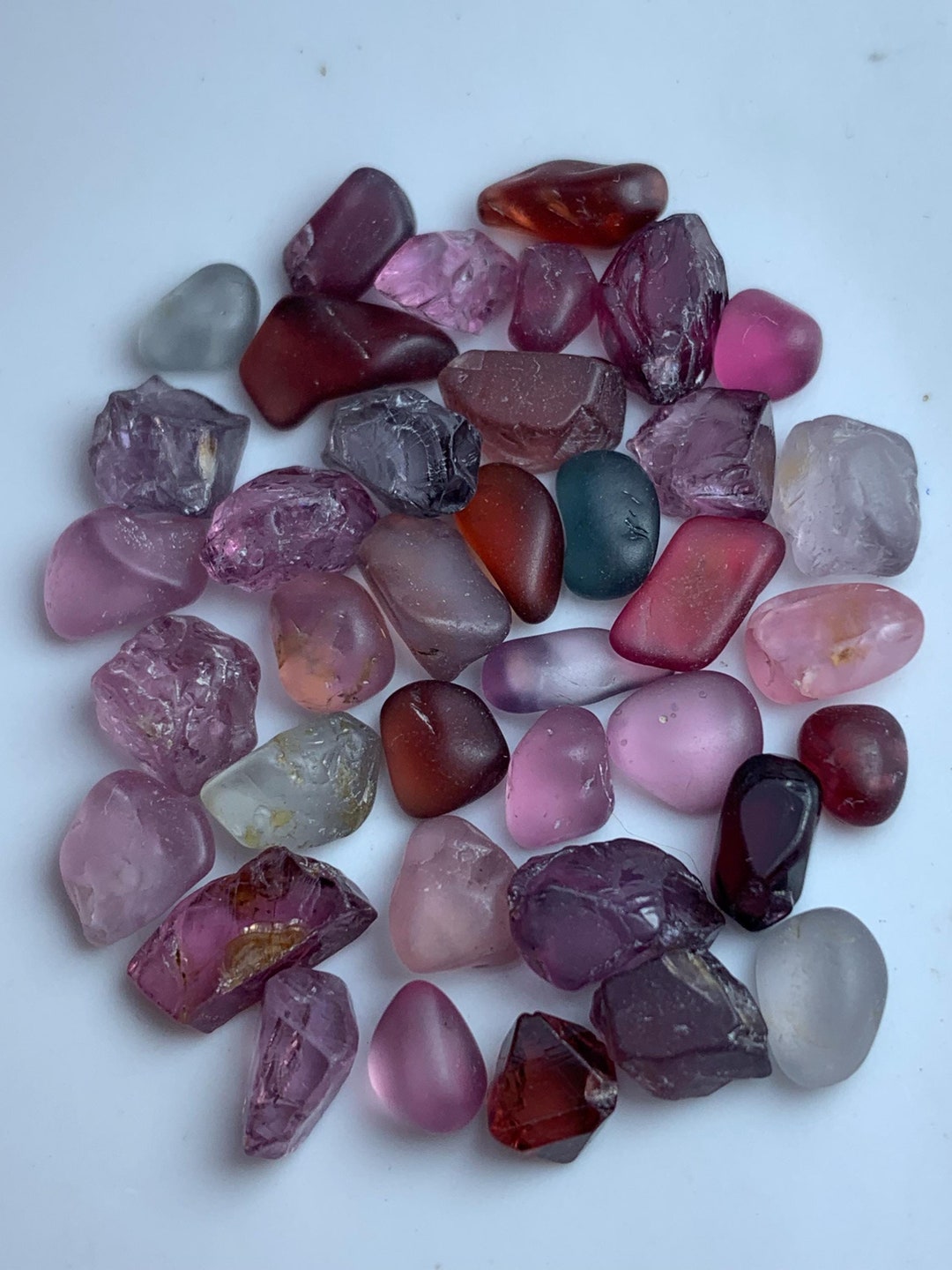 35.85 Ct's Facet Rough Spinel Lot | Facet Grade Spinels for Gem Cutting ...