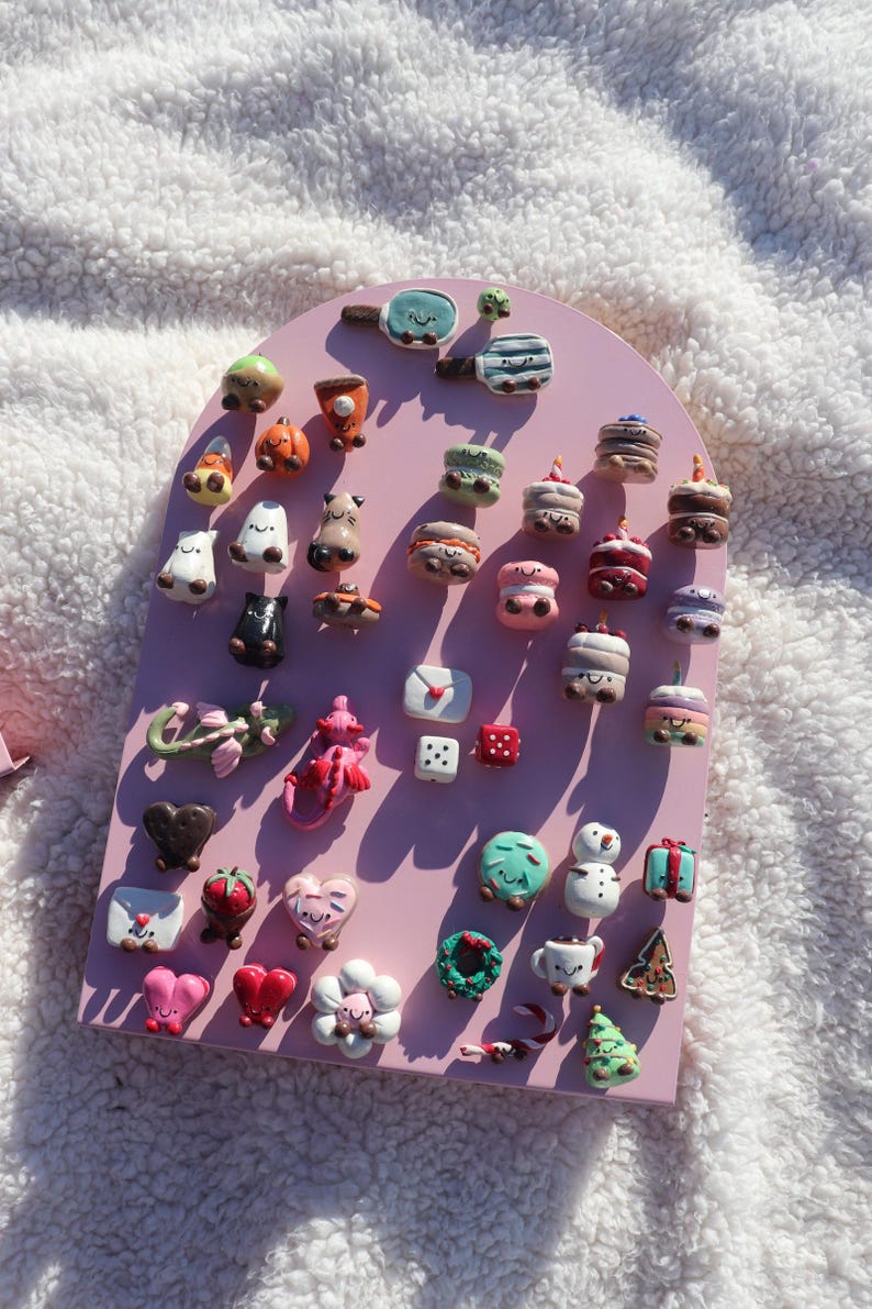 Cake Jelly Cat Style Clay Magnets - Etsy