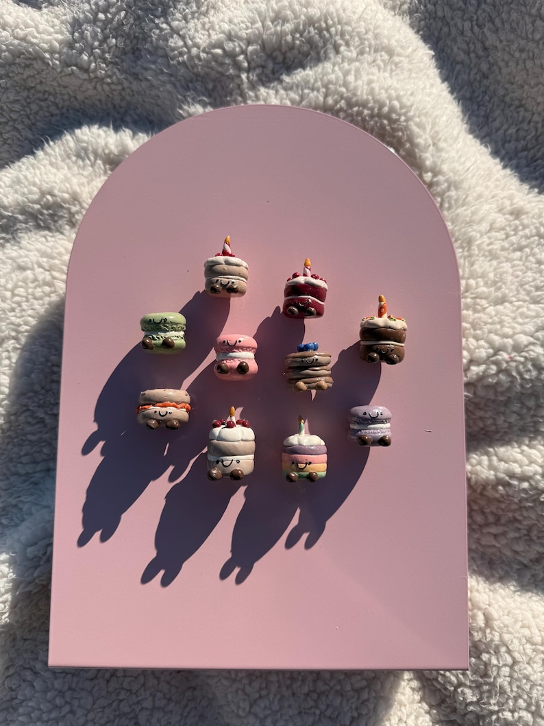 Cake Jelly Cat Style Clay Magnets - Etsy