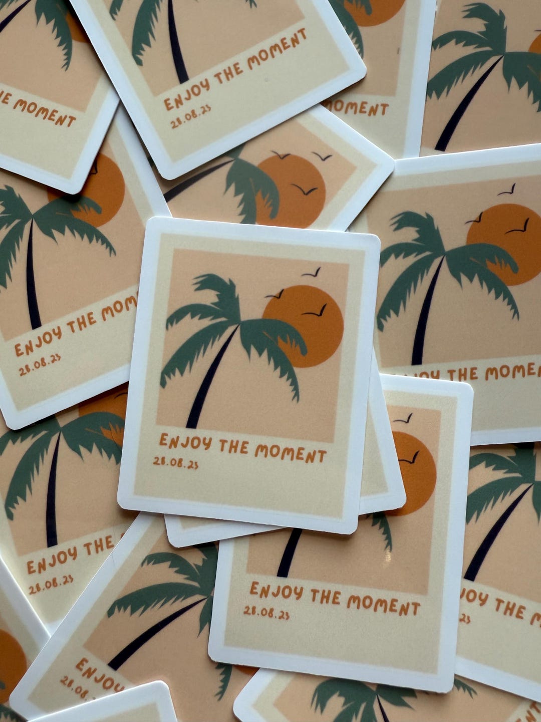 Enjoy the Moment Sticker - Waterproof Glossy Decal - Etsy