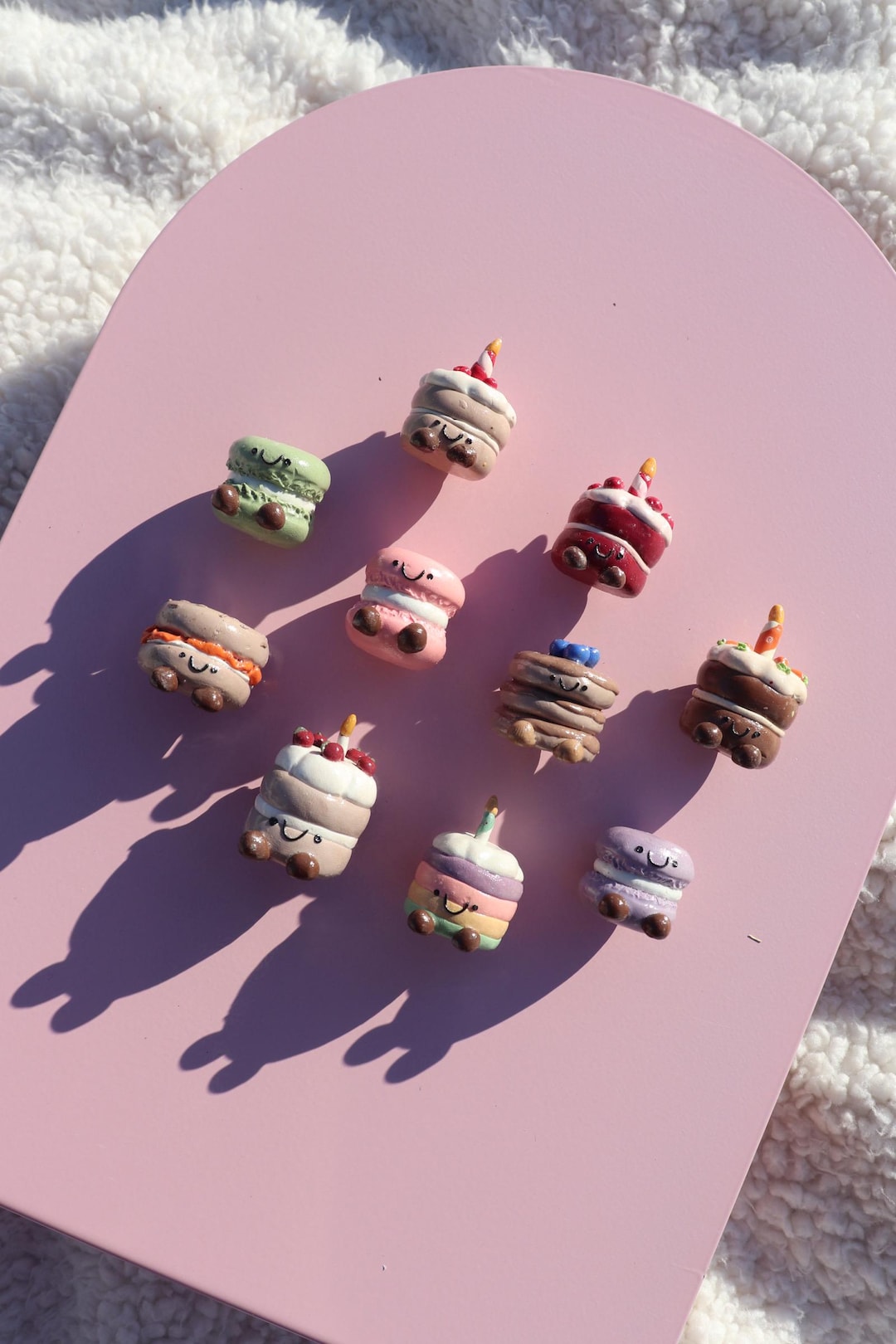 Cake Jelly Cat Style Clay Magnets - Etsy