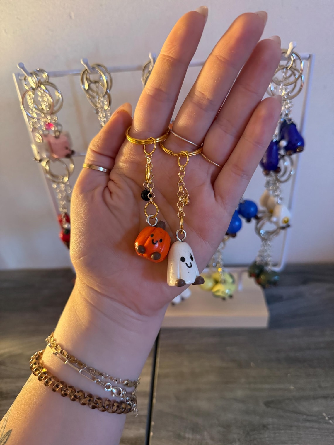 Jelly Cat Style Clay Keychains - Etsy