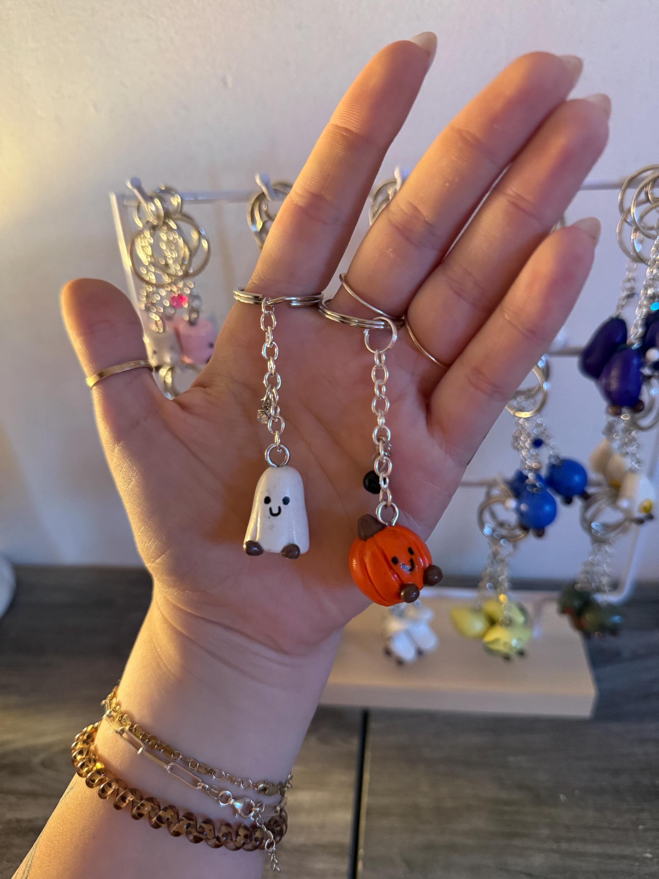Jelly Cat Style Clay Keychains - Etsy
