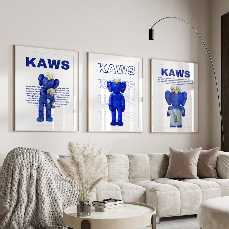 Blue Figure Posters - Etsy