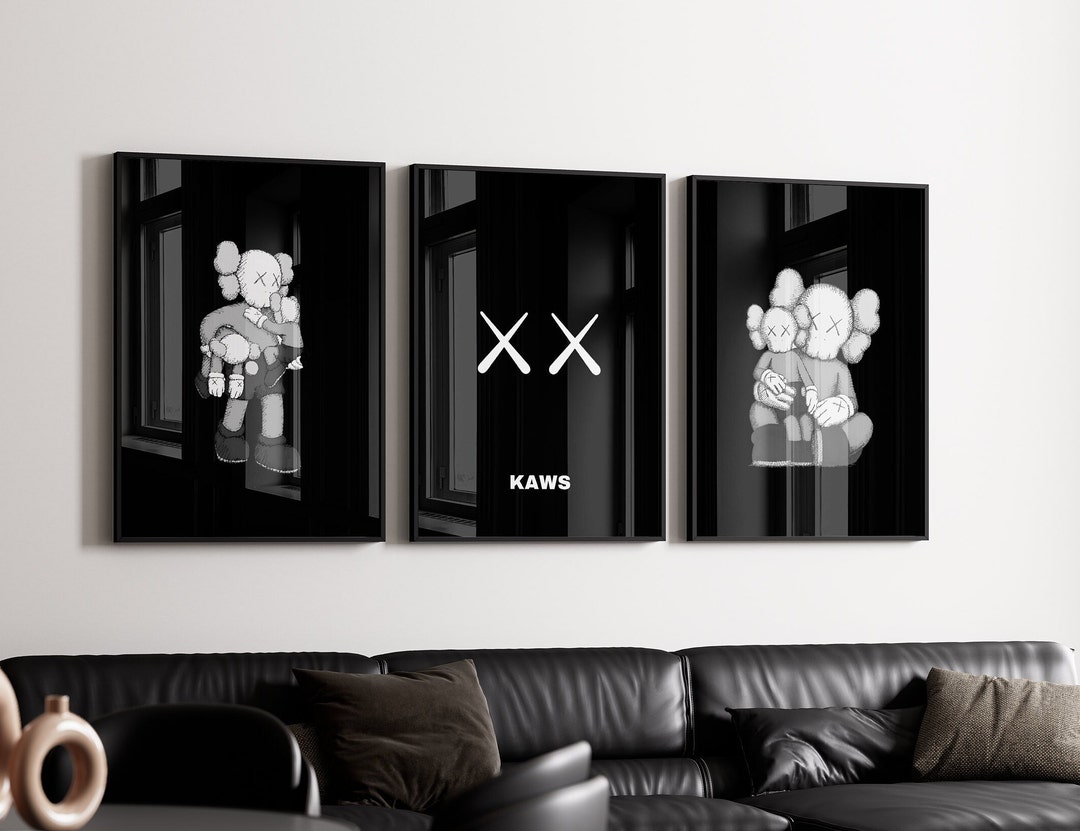 Graffiti Hypebeast Poster,set of 3,printable KAWS Poster,hypebeast Toys ...