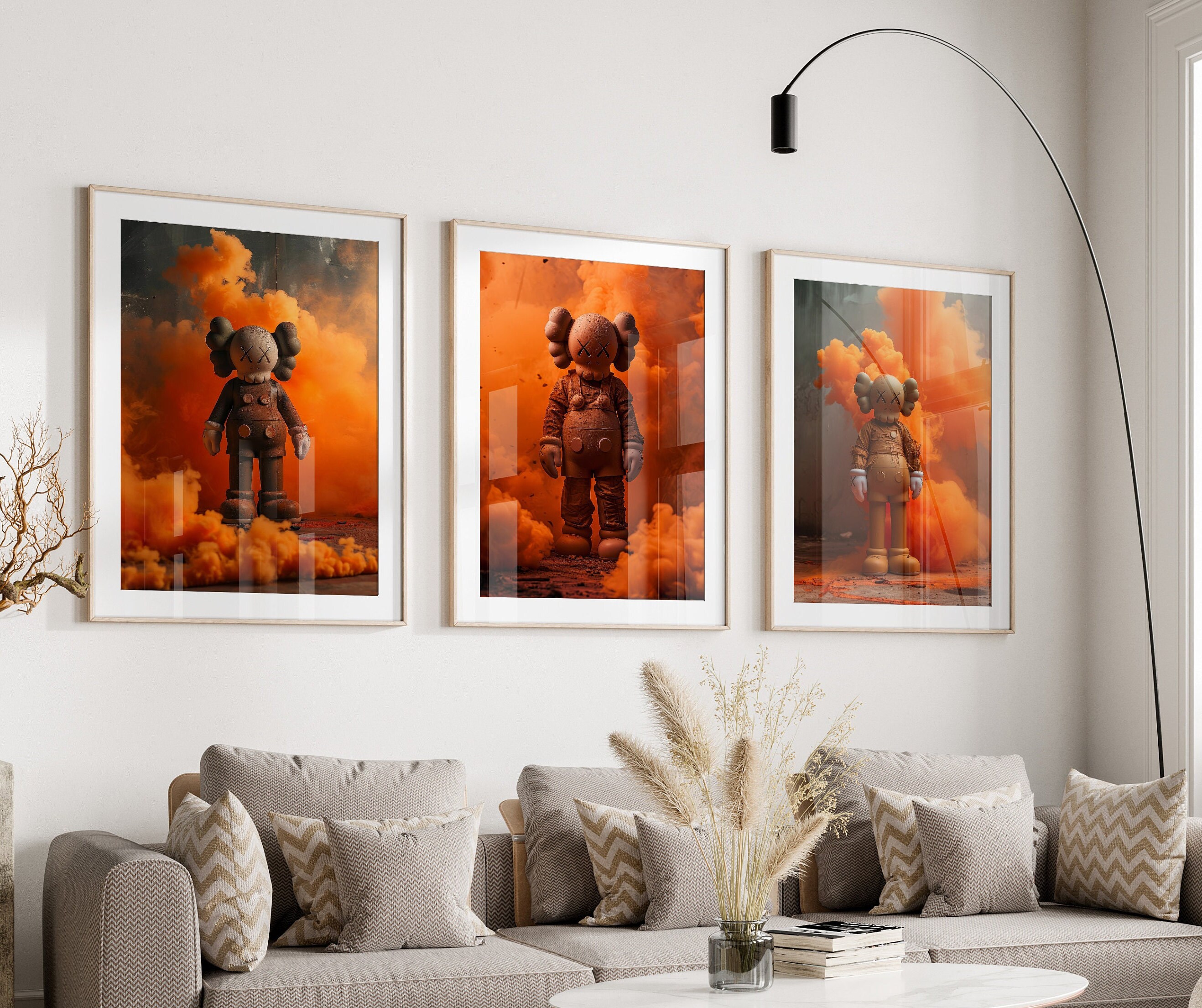 Hypebeast Poster,set of 3,printable KAWS Graffiti Poster,hypebeast Toys ...