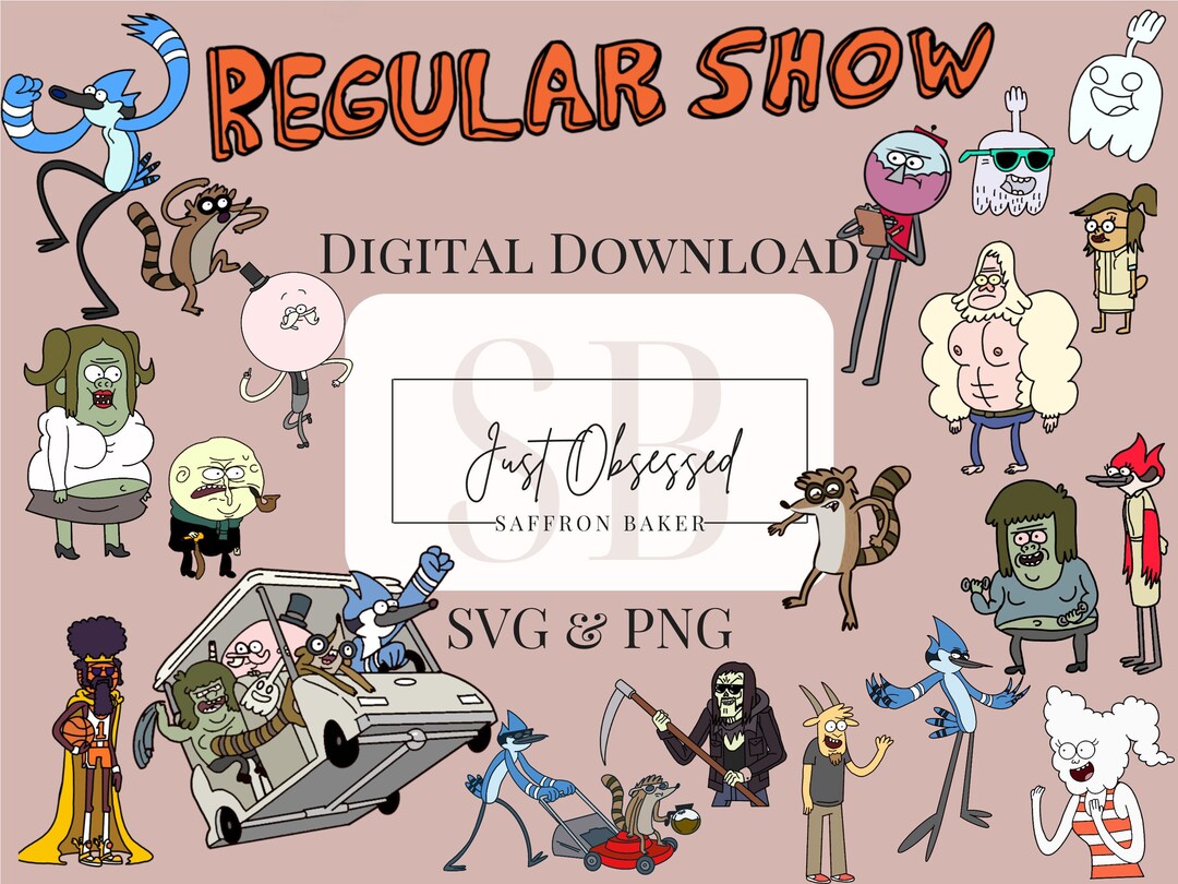 Regular Show SVG & PNG Digital Download - Etsy