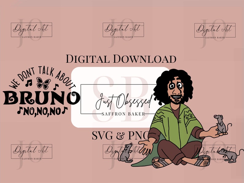 Bruno SVG & PNG Digital Download - Etsy UK