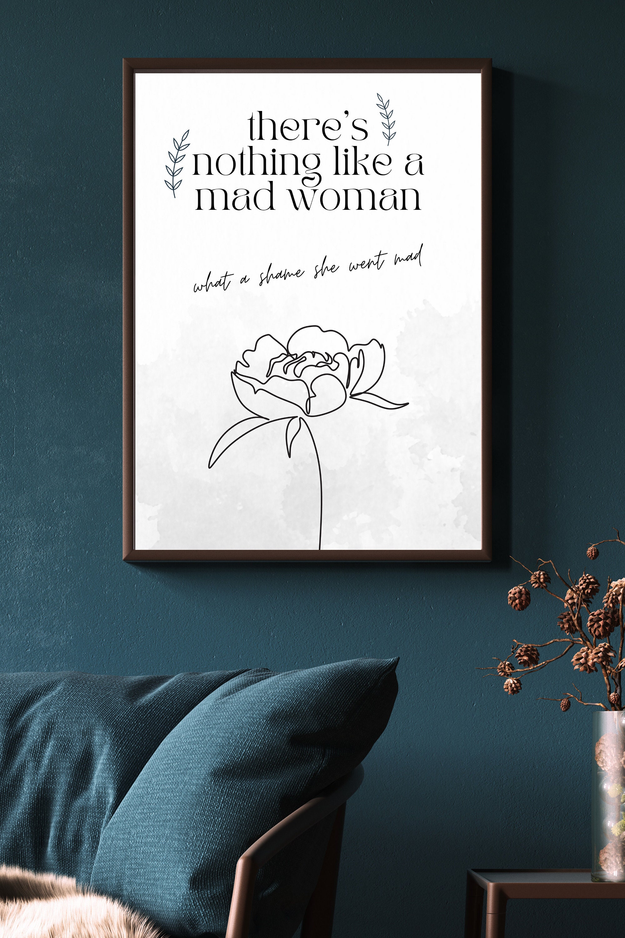 Taylor Swift Wall Art, Taylor Swift Decor, Taylor Swift Lyrics, Mad ...