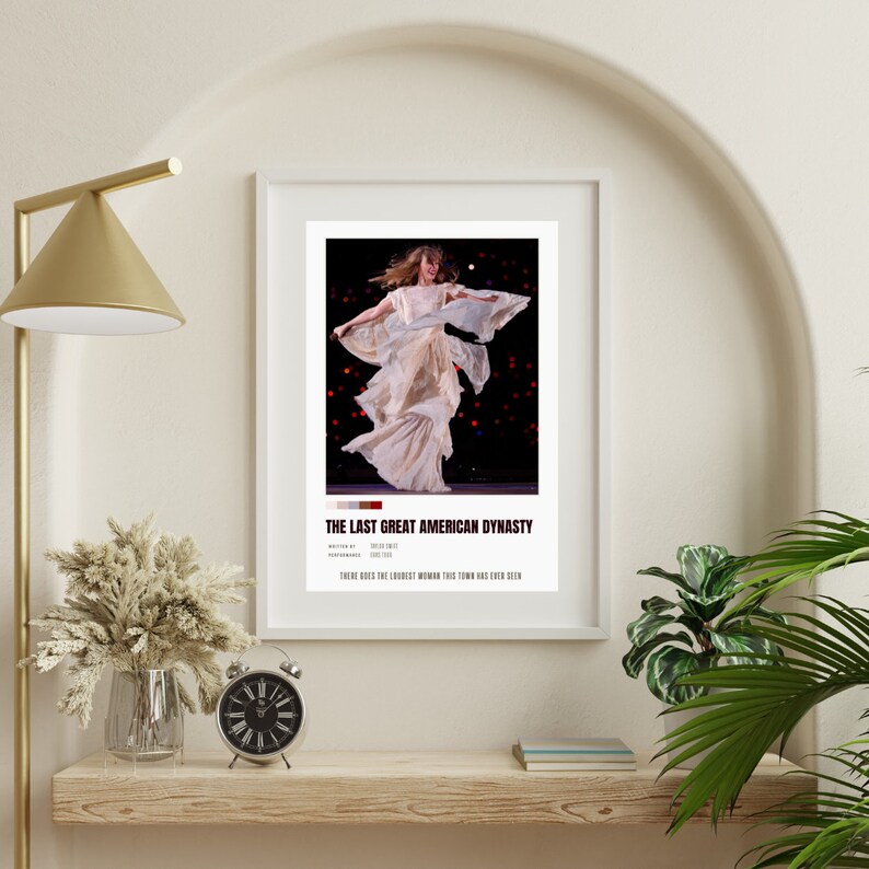 Taylor Swift the Eras Tour the Last Great American Dynasty Wall Art - Etsy