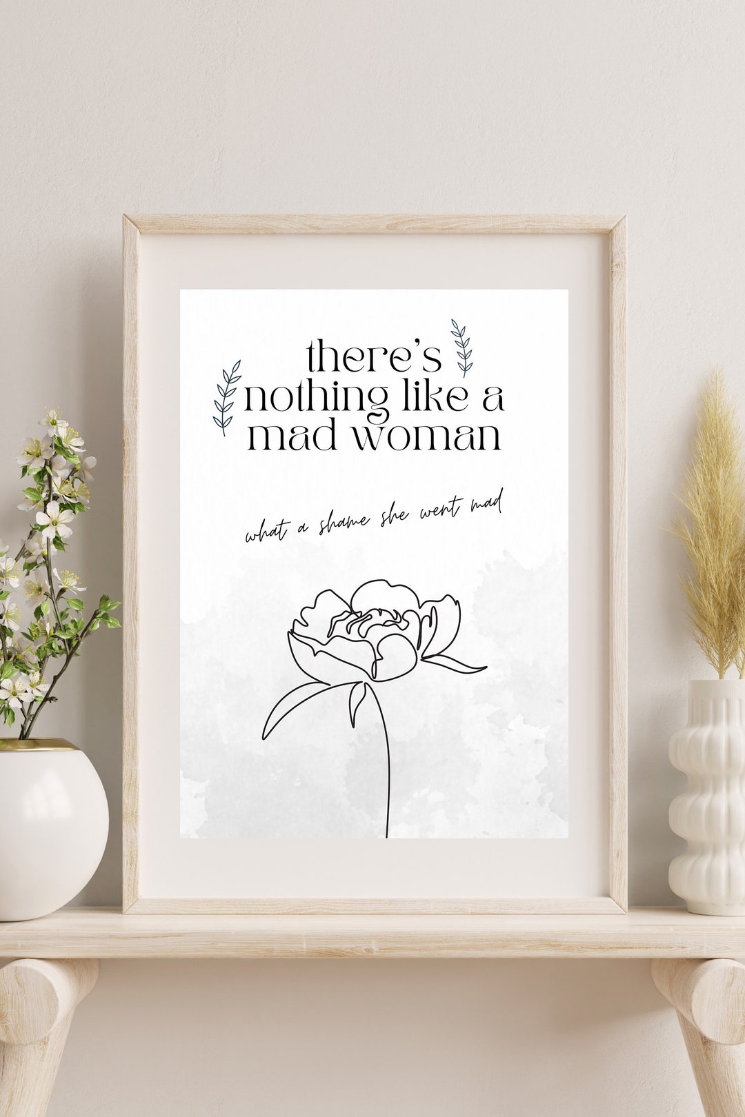 Taylor Swift Wall Art, Taylor Swift Decor, Taylor Swift Lyrics, Mad ...