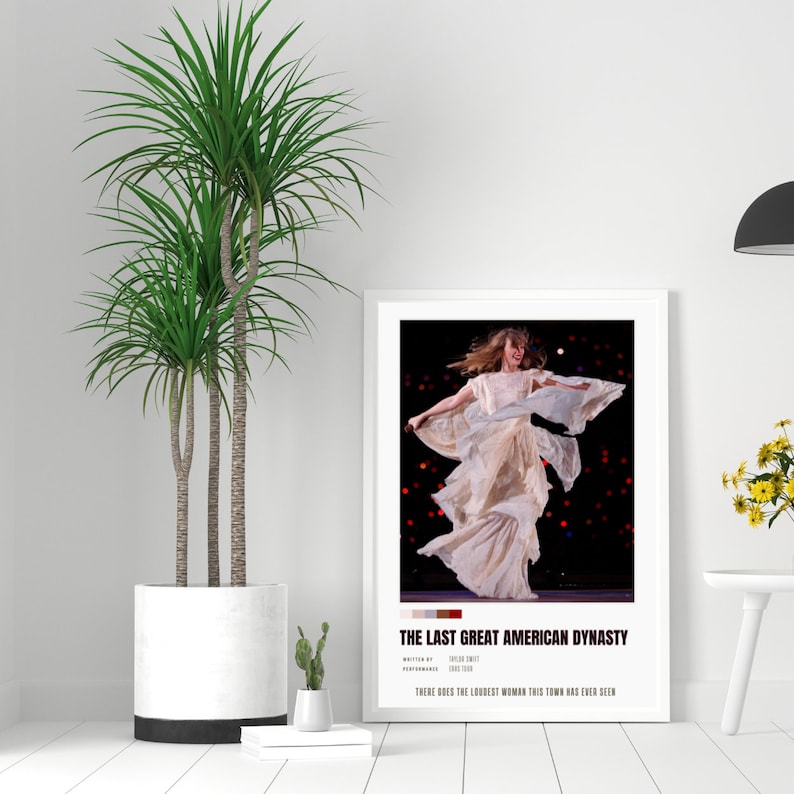 Taylor Swift the Eras Tour the Last Great American Dynasty Wall Art - Etsy