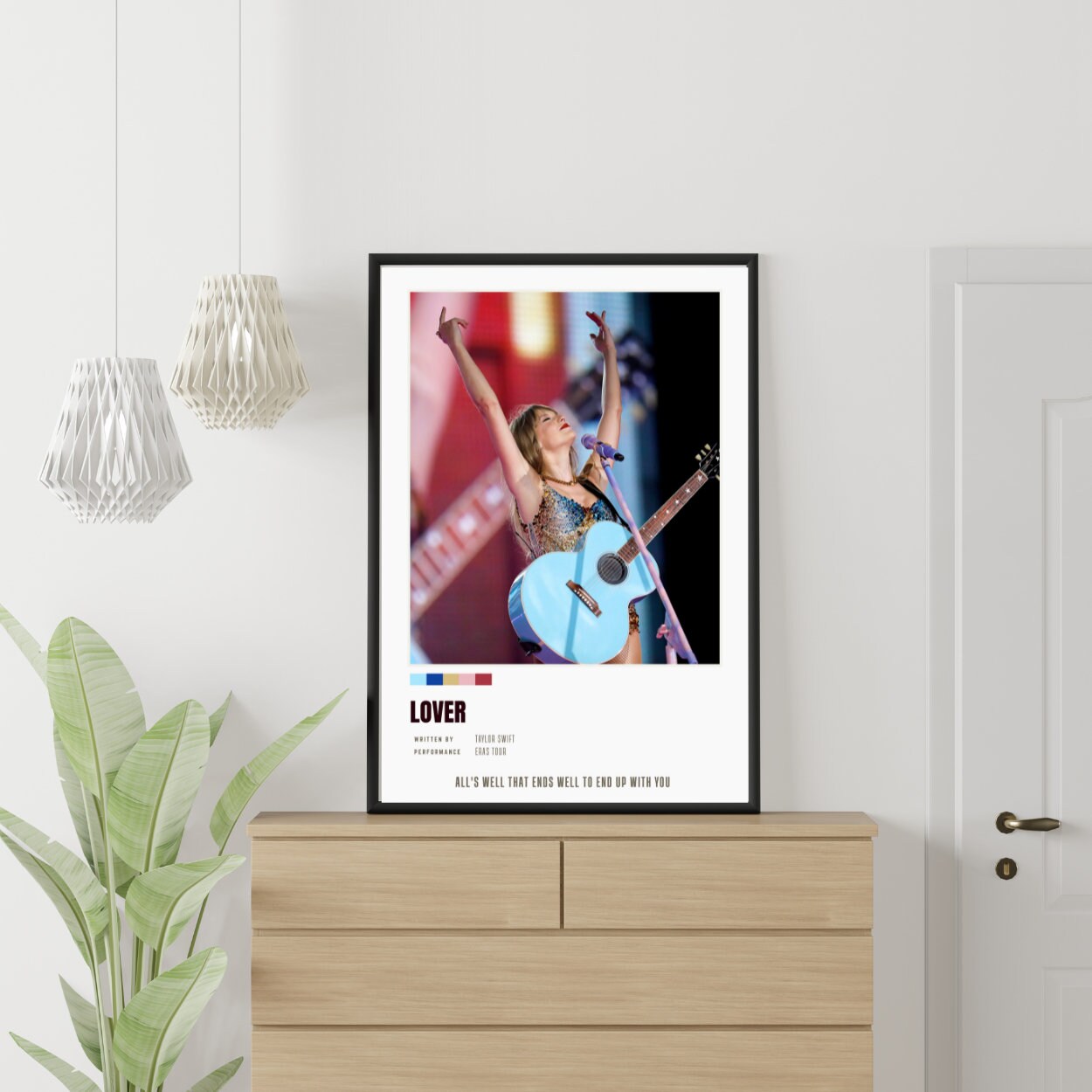 Taylor Swift the Eras Tour Lover Wall Art - Etsy