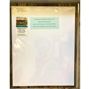 8x10 Art Print, Cut-paper Collage Artwork, Unique Hand Painted Papers ...