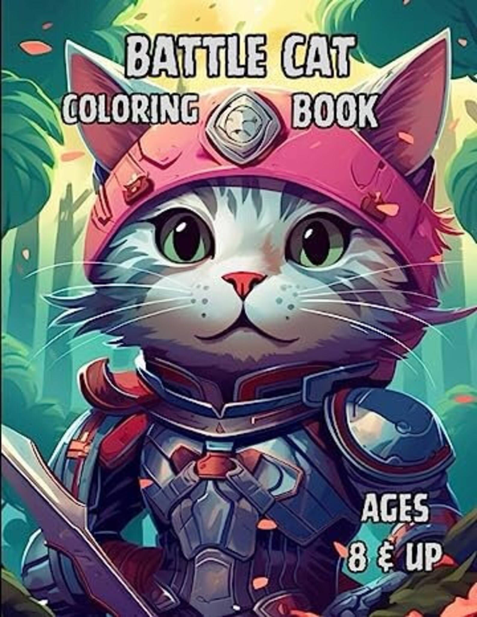 Battle Cat Coloring Book - Etsy