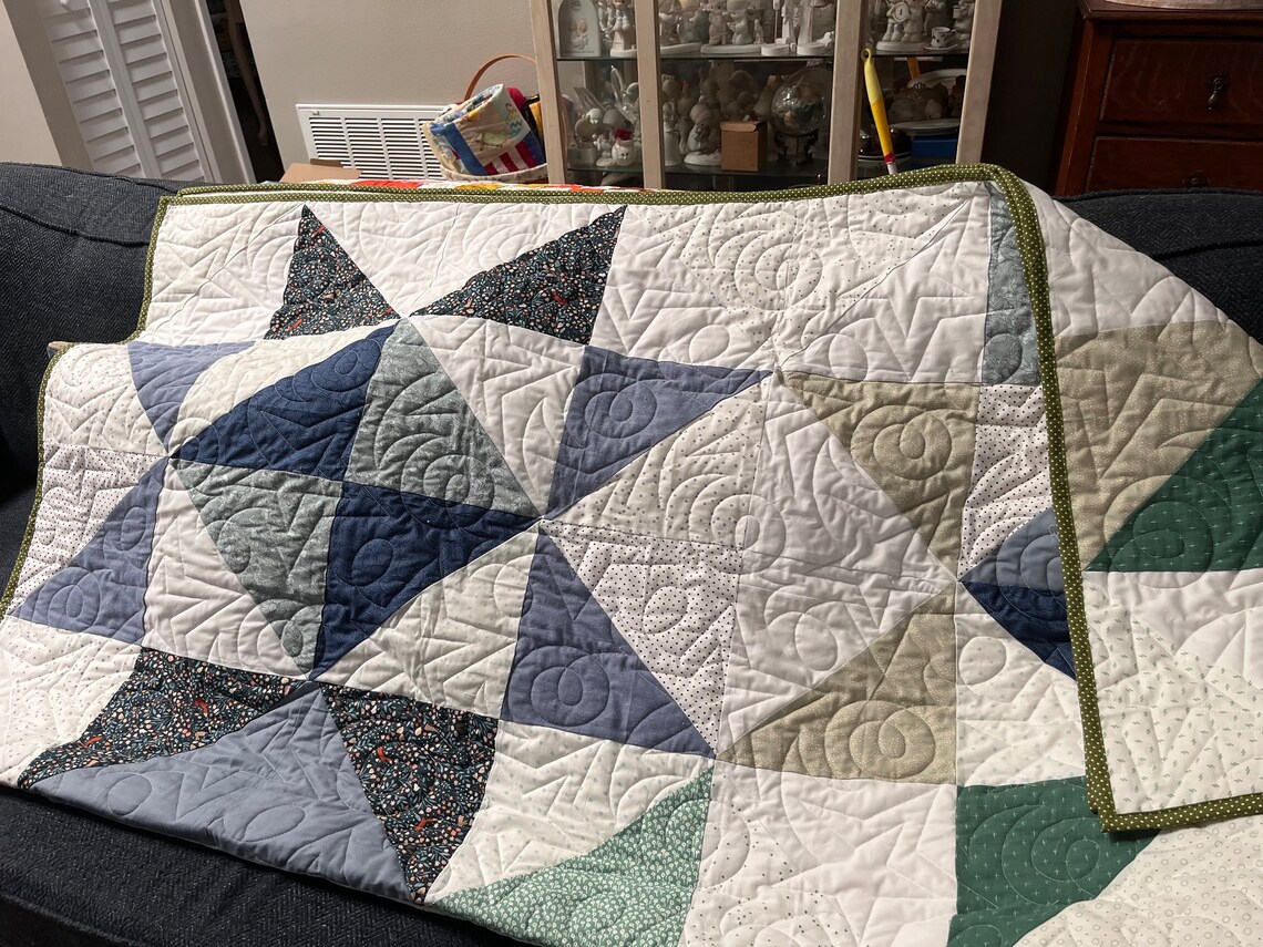Scrappy Star Gazer Quilt-pattern by Edyta Sitar - Etsy