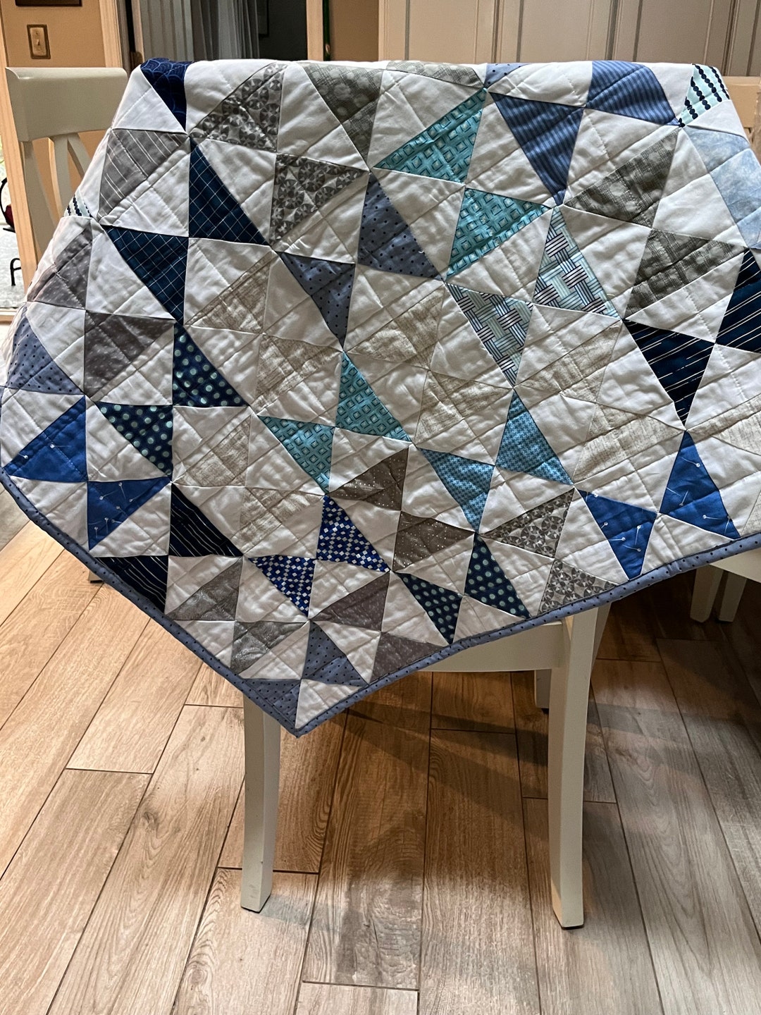 The Blues Baby Boy Quilt. 33x41.5 Inches/baby/shower Gift/boy/toddler ...