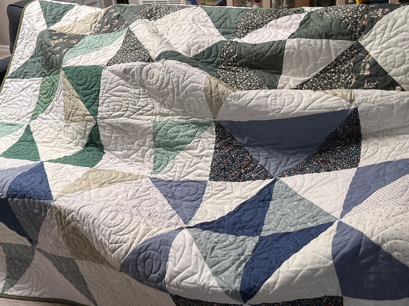 Scrappy Star Gazer Quilt-pattern by Edyta Sitar - Etsy