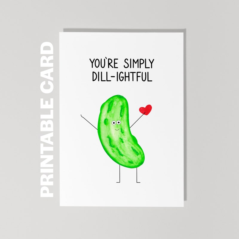 Pickle Card - Etsy