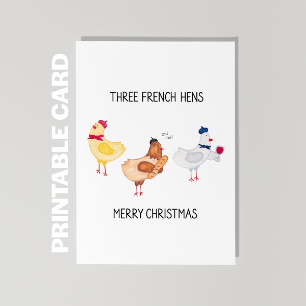 Three French Hens - Etsy