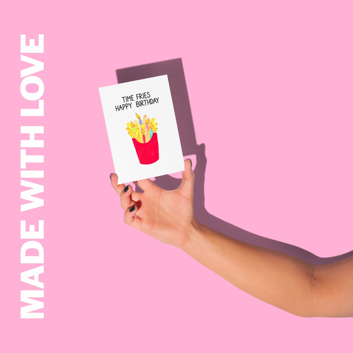 Printable Birthday Card, Time Fries, Funny Birthday Card, French Fry ...