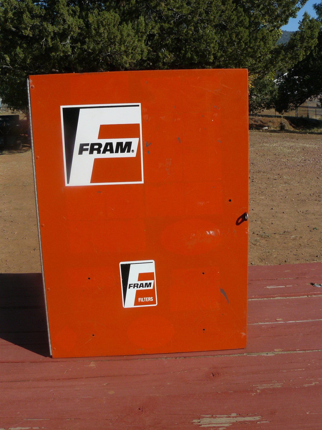 FRAM Oil Filter Wall Display Cabinet Orange Metal AUTOMOTIVE - Etsy