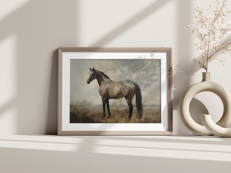 Vintage Horse Painting Printable Antique Equestrian Print Farmhouse ... Vintage Horse Painting Printable Antique Equestrian Print Farmhouse ...