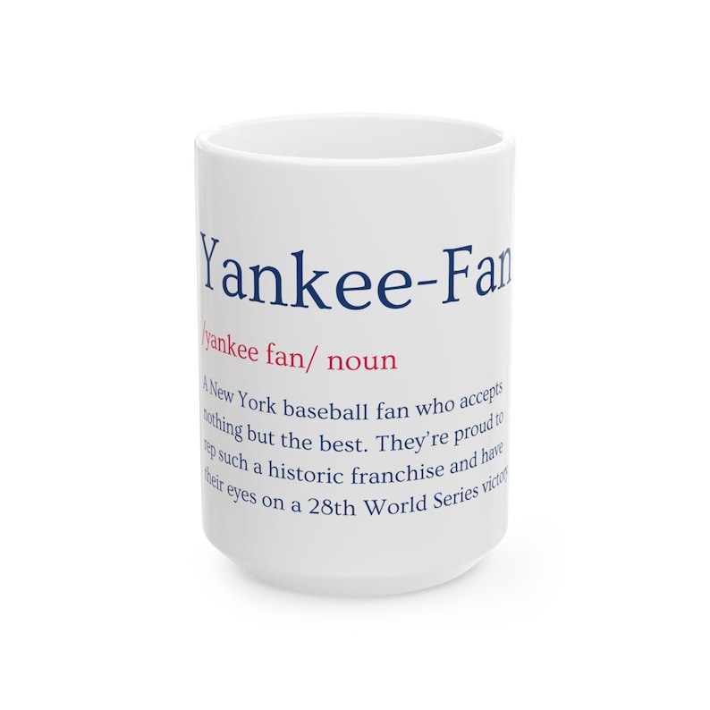 Yankees Definition Mug 11oz & 15oz - Etsy