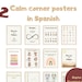 Calm Corner Posters in Spanish, Posters Del Rincón De La Calma. Instant ...