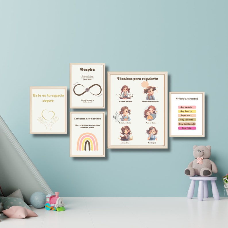 Calm Corner Posters in Spanish, Posters Del Rincón De La Calma. Instant ...