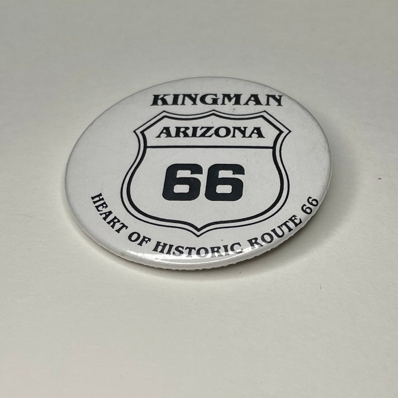 Vintage Route 66 Pin Collectible Kingman Arizona Heart of Historic ...